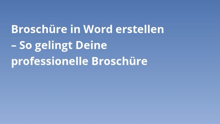 Ordnerrücken in Word erstellen: So bringst Du Ordnung ins Regal ...
